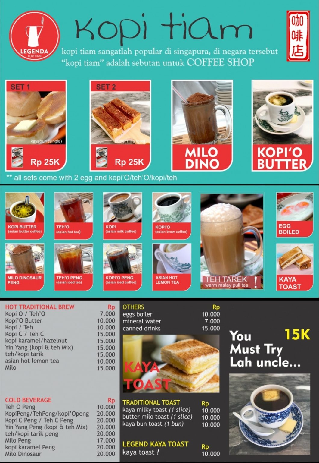 Legenda Kopitiam, Sajikan Kopi dan Roti ala Negeri Jiran. Yuk Coba ...